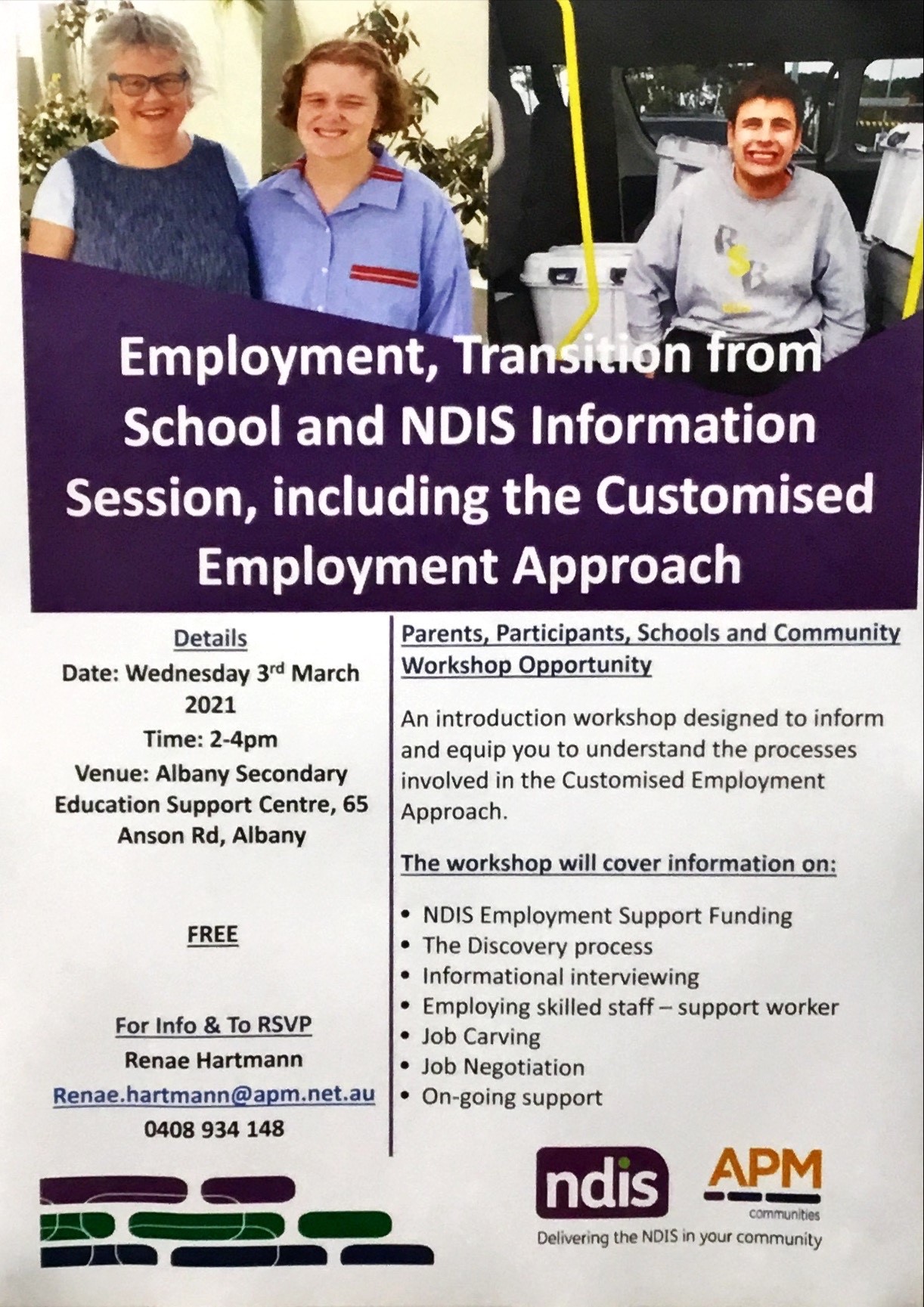 NDIS Employment Information Session 030321.pdf – Albany Secondary ...